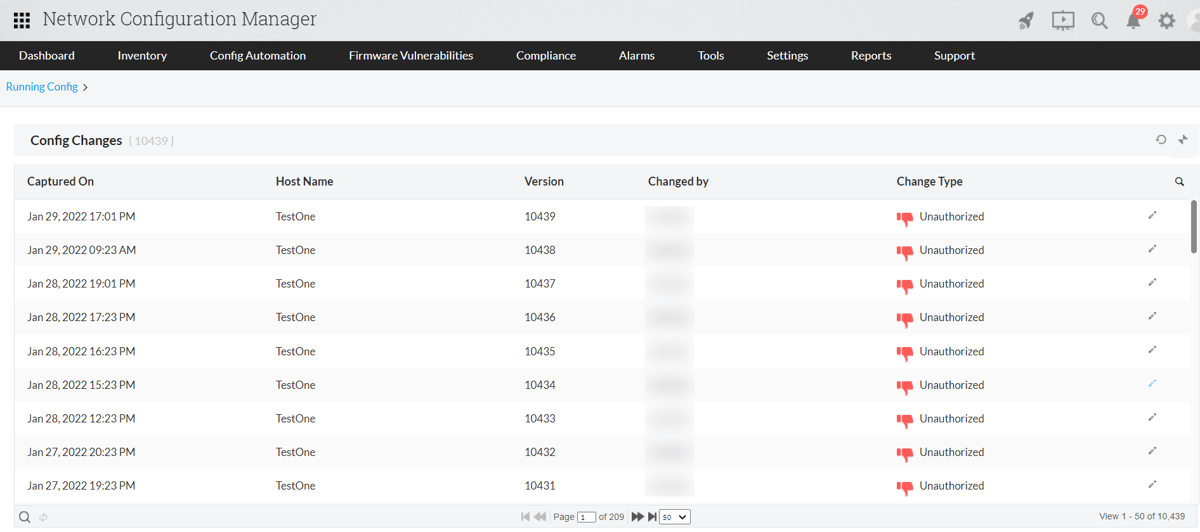 ManageEngine Network Configuration Manager | Automated NCCM