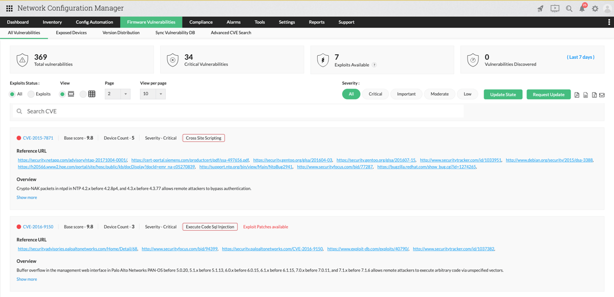 Manageengine Network Configuration Manager Automated Nccm